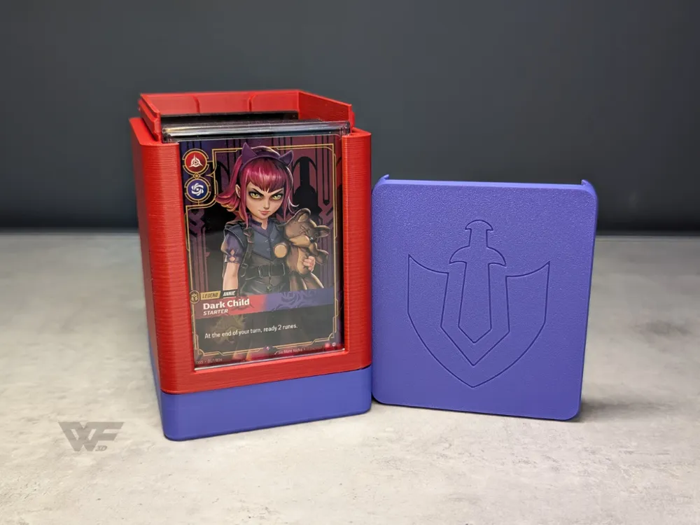 Riftbound Deckbox with Storage + Legend Snap Case - Free 3D Print Model ...