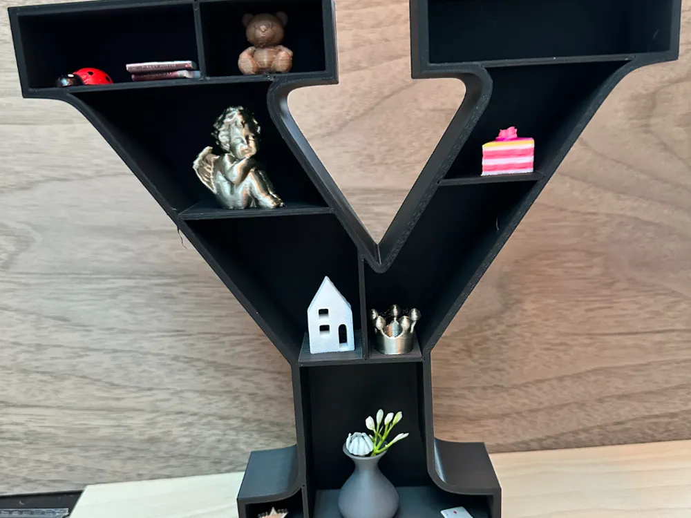bookshelfletter. letter Y - Free 3D Print Model - MakerWorld