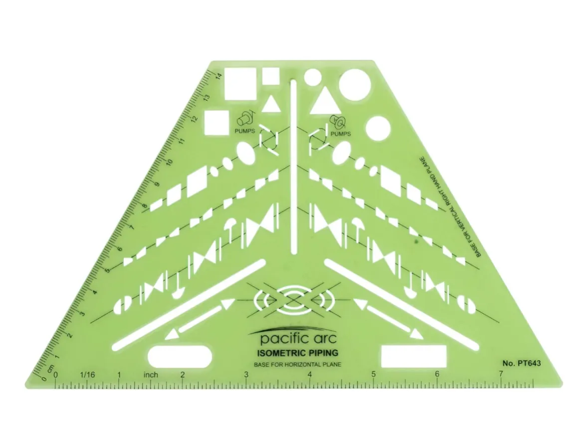 Steamfitter/Pipefitter drawing template - Free 3D Print Model - MakerWorld
