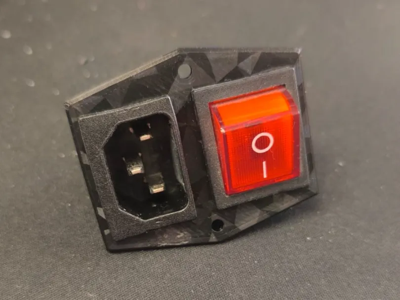 Adapter IEC C14 /Rocker switch - Free 3D Print Model - MakerWorld