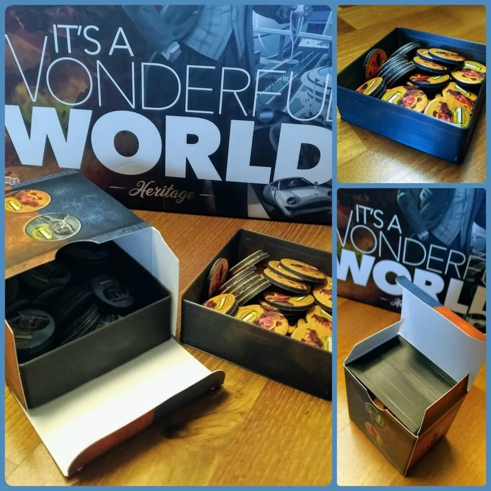 It's a Wonderful World Token Boxes - Free 3D Print Model - MakerWorld