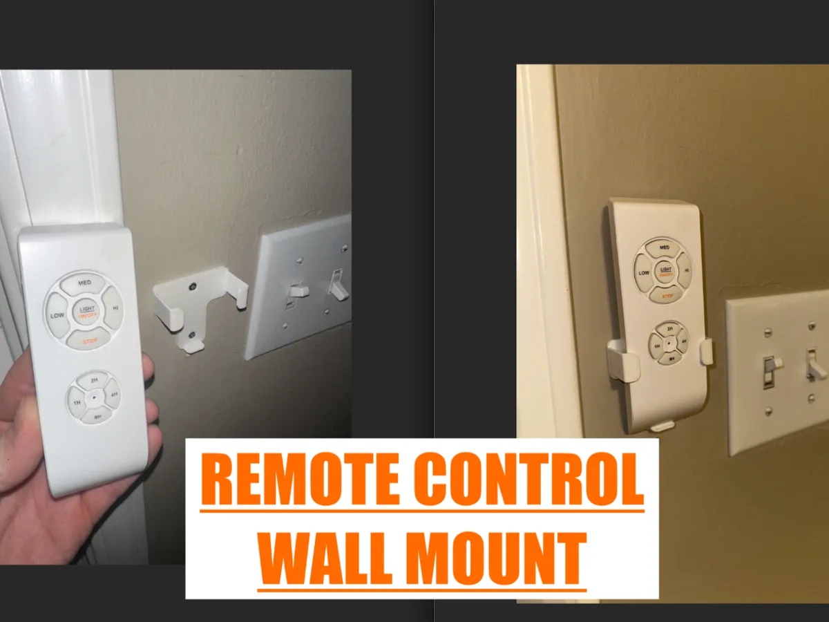 Remote Control Wall Mount - Free 3D Print Model - MakerWorld