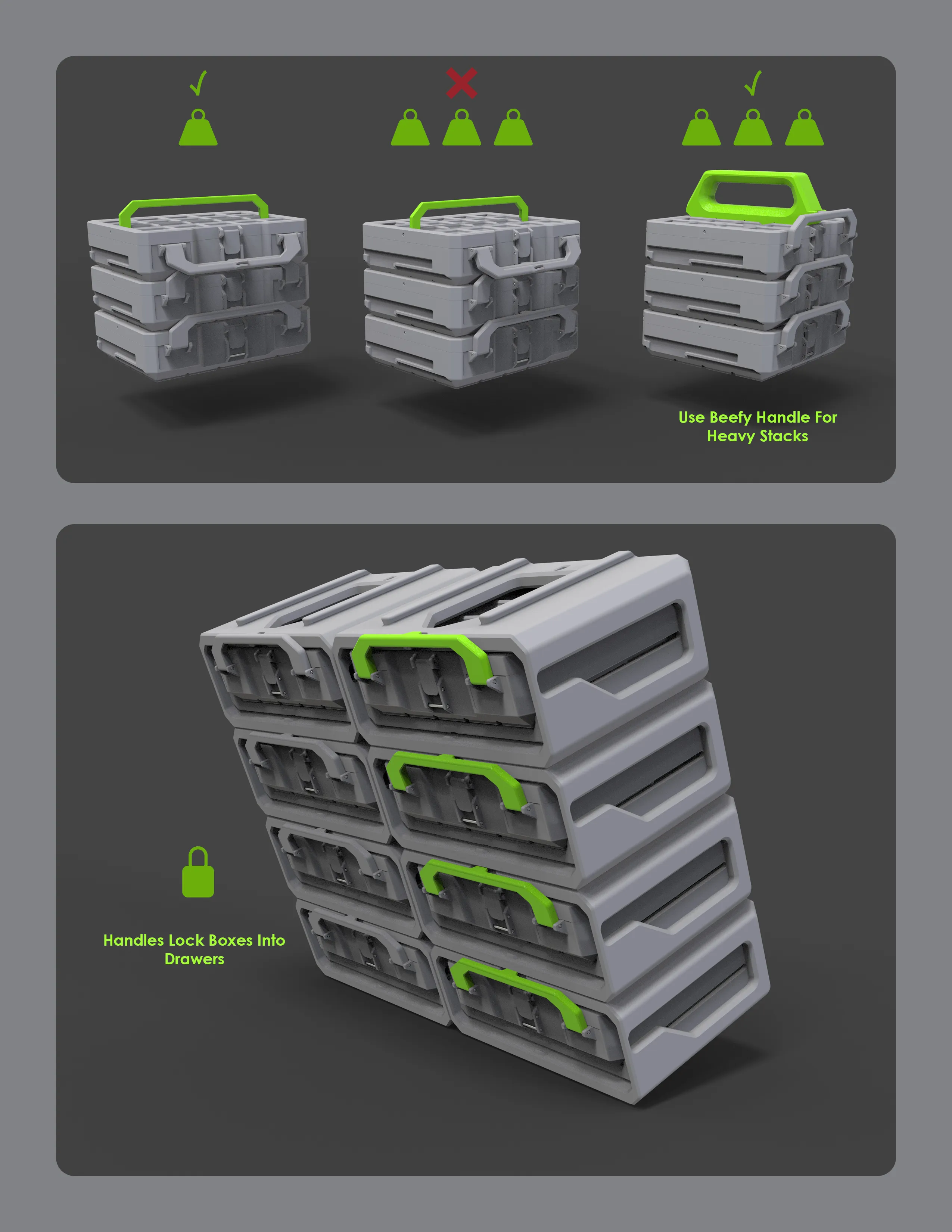 Gridfinity Storage Box V2 [5x4] - Free 3D Print Model - MakerWorld