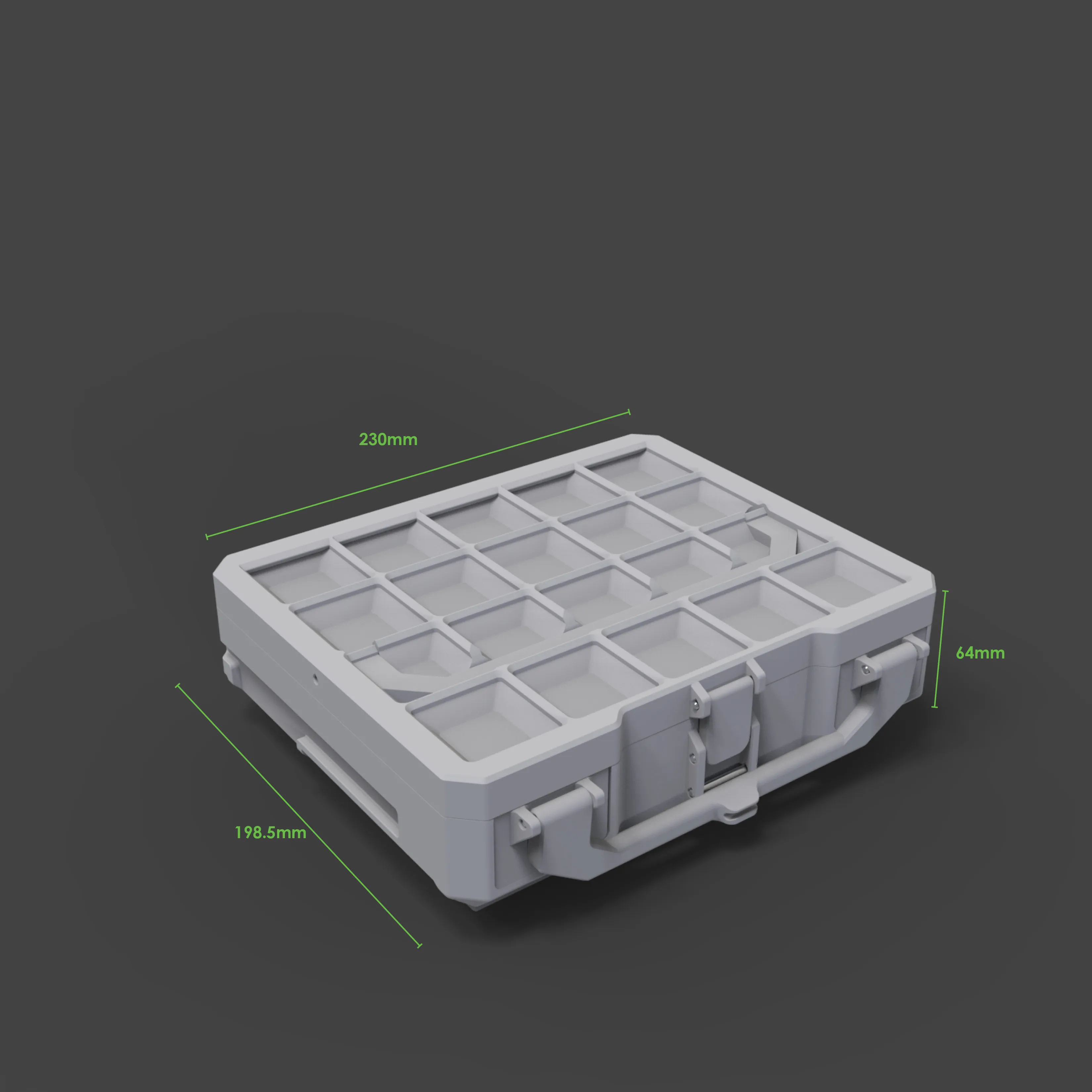 Gridfinity Storage Box V2 [5x4] - Free 3D Print Model - MakerWorld