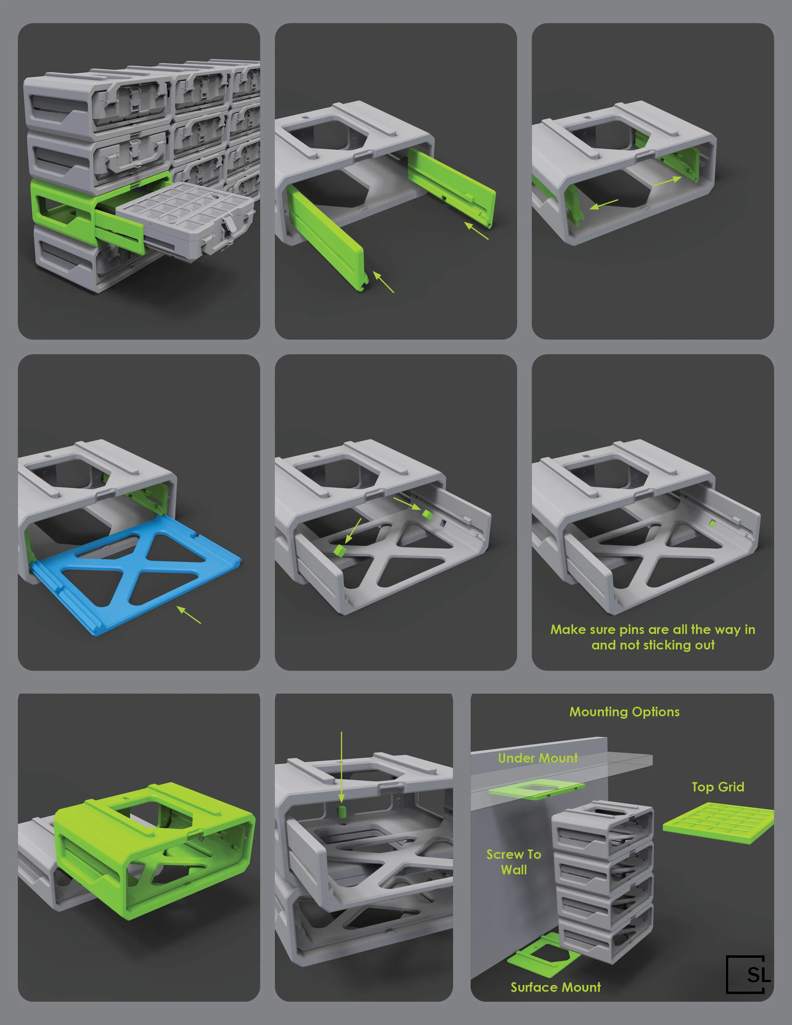 Gridfinity Storage Box V2 [5x4] - Free 3D Print Model - MakerWorld