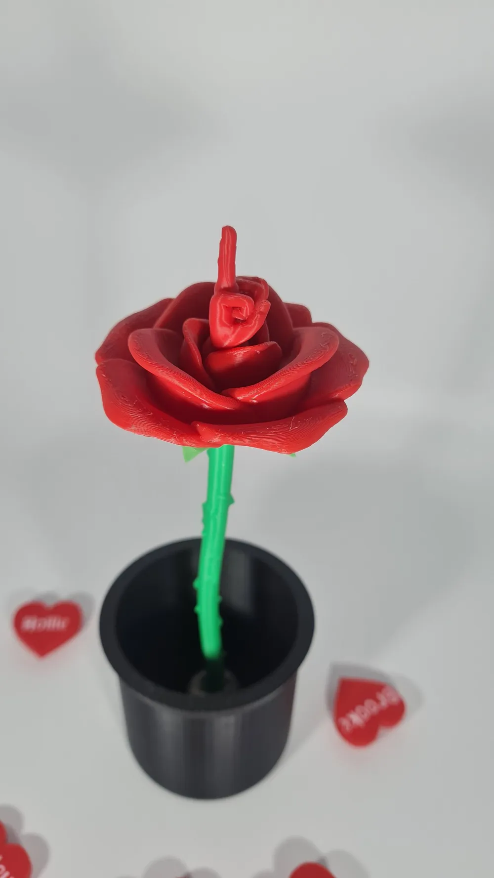 Rose Middle Finger - Free 3D Print Model - MakerWorld
