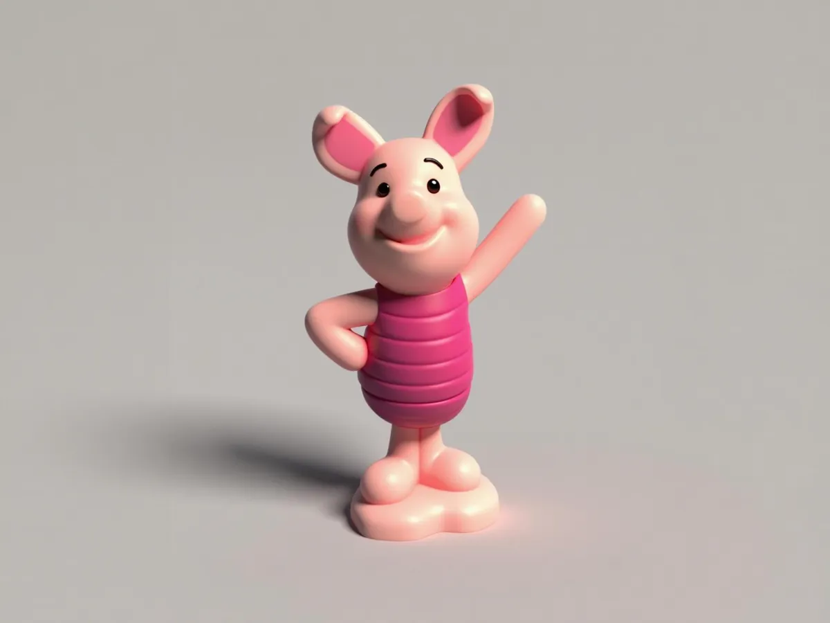 Waving Piglet - Winnie the Pooh Disney Animation Merchandise - Children ...