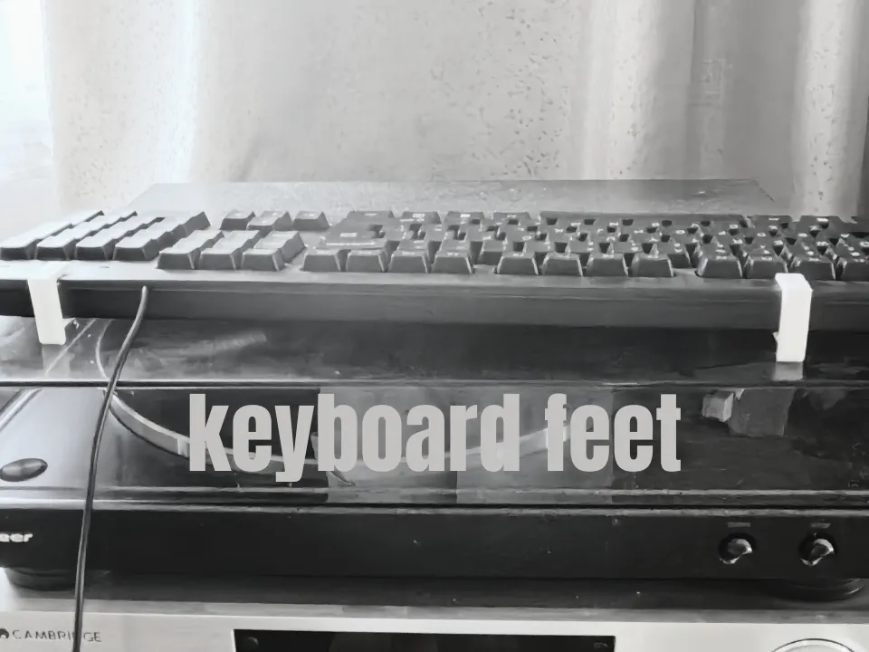 keyboard stand - Free 3D Print Model - MakerWorld