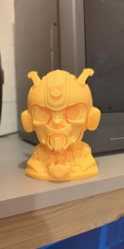 bumblebee bust - Free 3D Print Model - MakerWorld