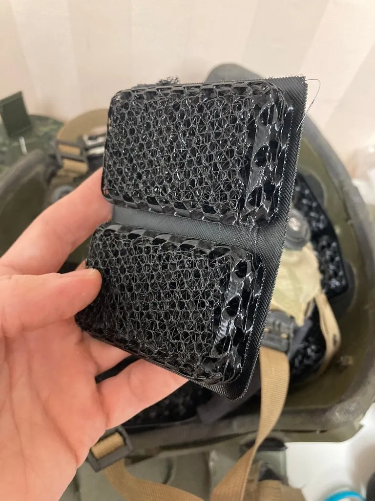 Set of tpu pads for armor helmet. v2 - Free 3D Print Model - MakerWorld