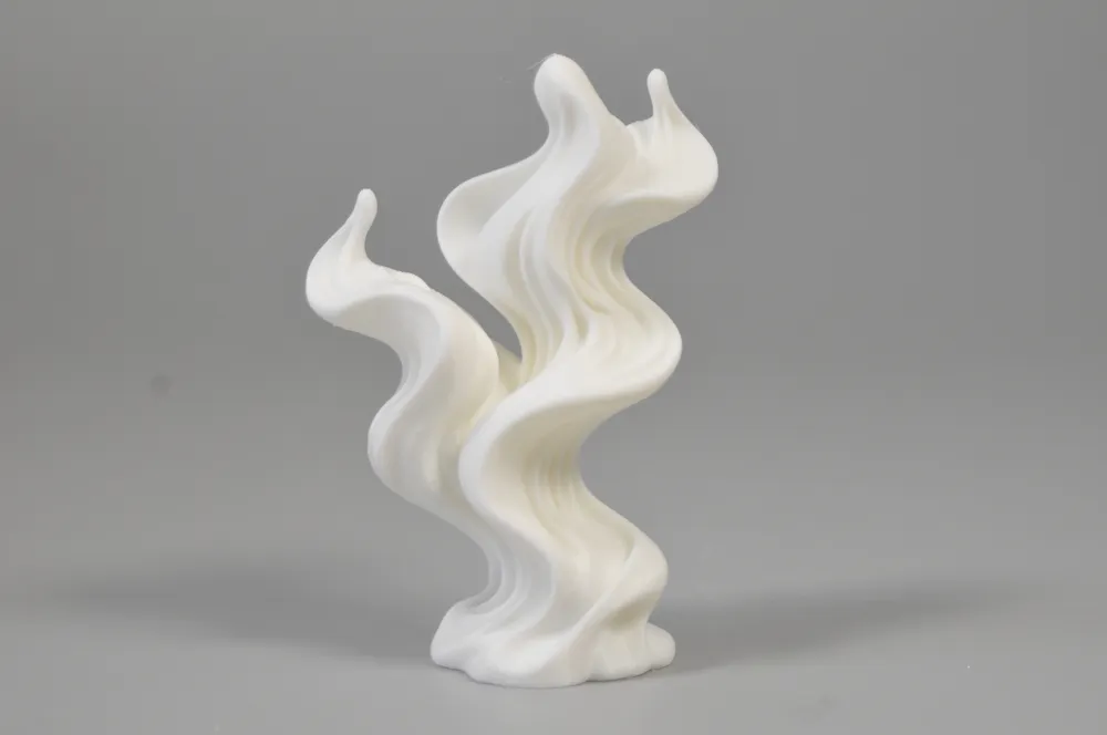 Flowing Water Abstract Art Sculpture IV - Free 3D Print Model - MakerWorld