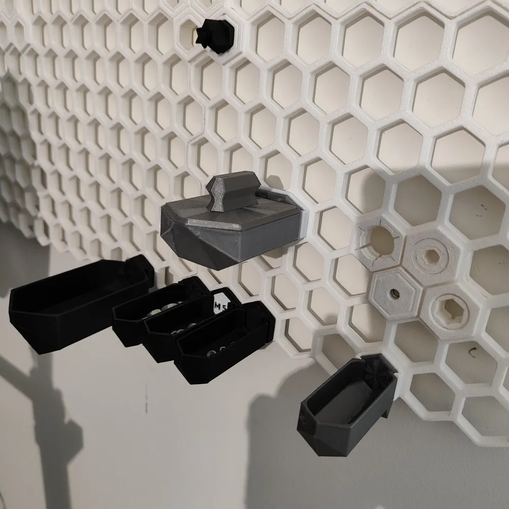 HEX BOXES for Honeycomb Storage Wall (HSW) - Free 3D Print Model ...
