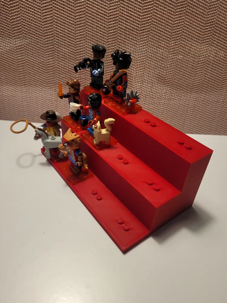 LEGOs Minifigure Stand - Free 3D Print Model - MakerWorld
