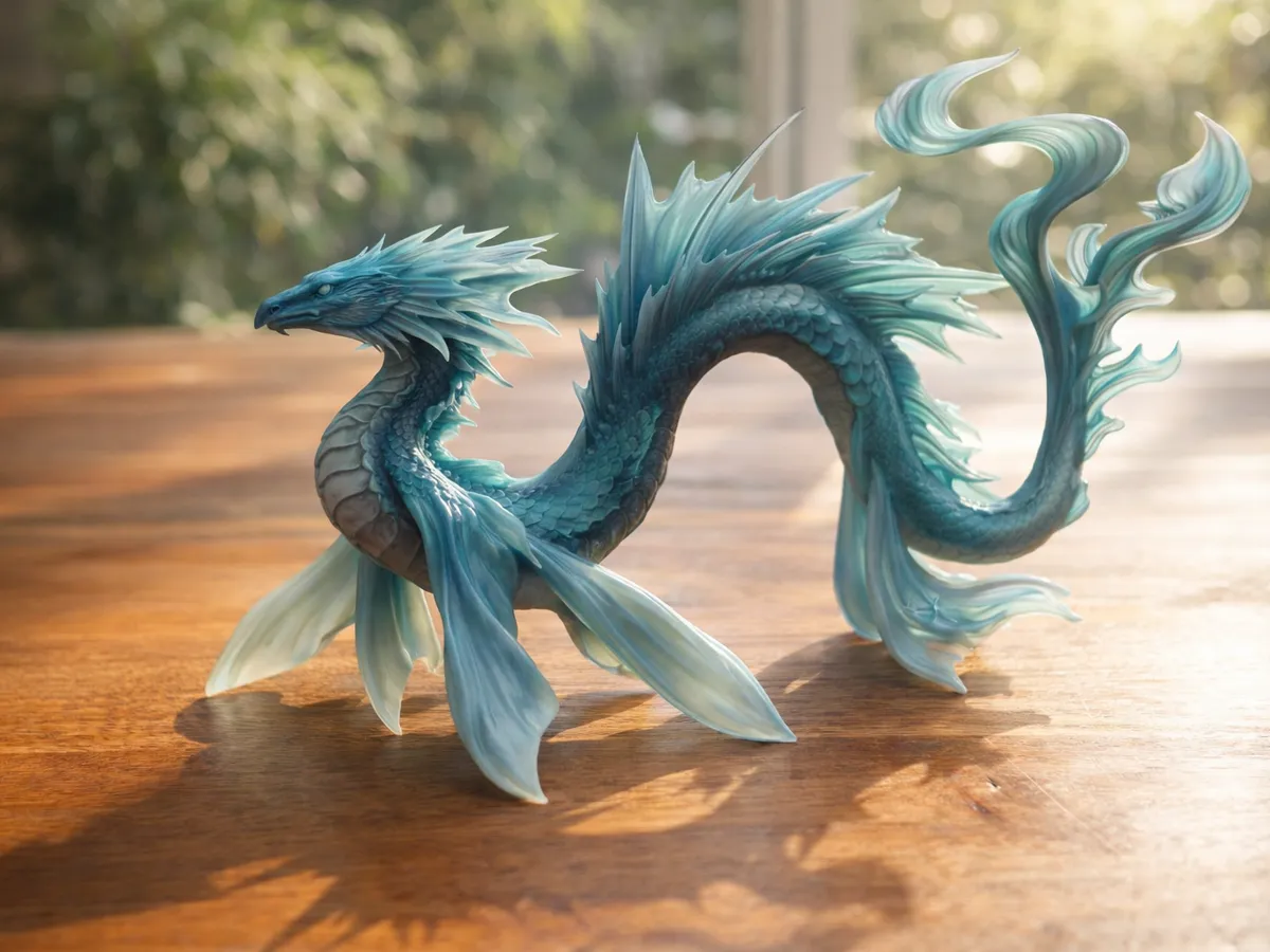 Sea Dragon Figure - Free 3D Print Model - MakerWorld