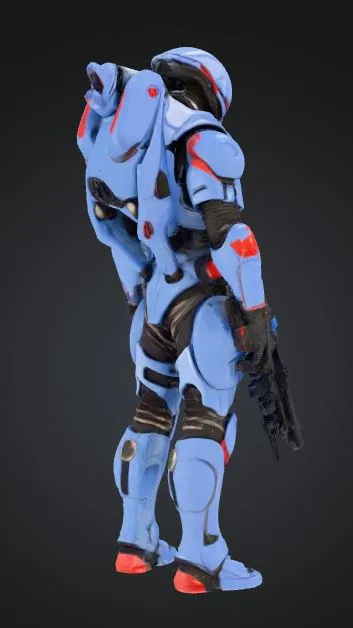 Galactic Soldier - Free 3D Print Model - MakerWorld