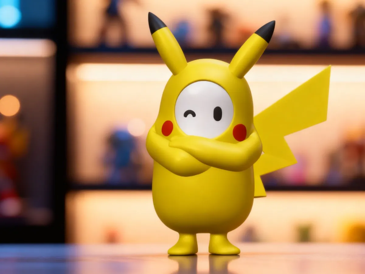 Pikachu x Fall Guys - Modelo de impresión 3D gratuito - MakerWorld