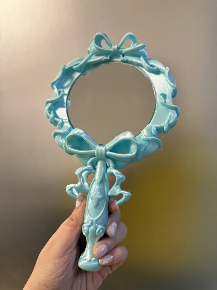 Retro Strawberry Garden Hand Mirror Strawberry Garden Mirror - Free 3D ...