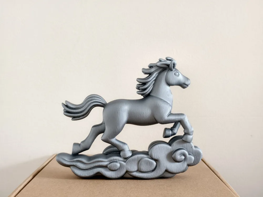 Galloping Pony Ornament - Free 3D Print Model - MakerWorld