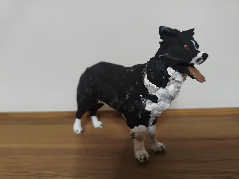 Border Collie - Free 3D Print Model - MakerWorld