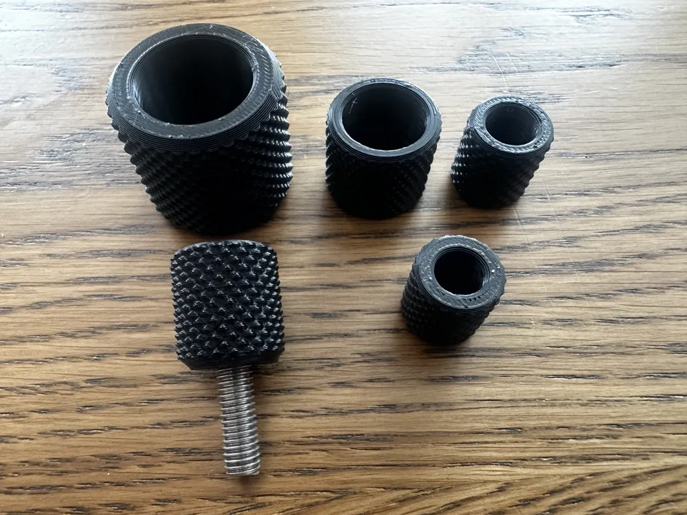 High Press-Fit Bolt Knobs for Hex Bolts (M4–M10) - Free 3D Print Model ...