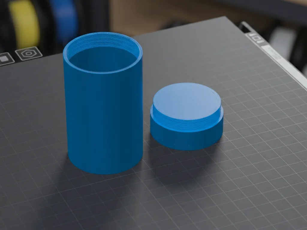 Parametric Containers Generator and Screw Cap - Free 3D Print Model ...