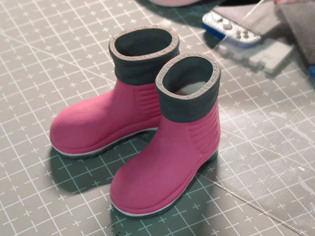 Splatoon doll work boots 112 shoes - Free 3D Print Model - MakerWorld