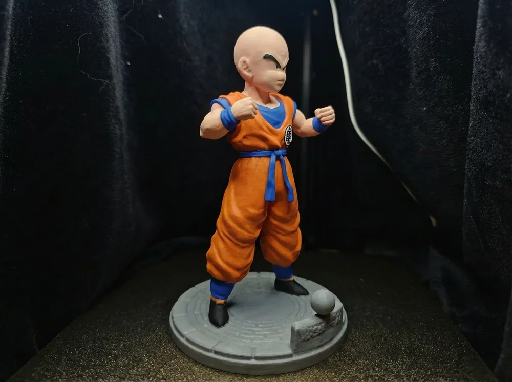 Dragon Ball Krillin - Free 3D Print Model - MakerWorld
