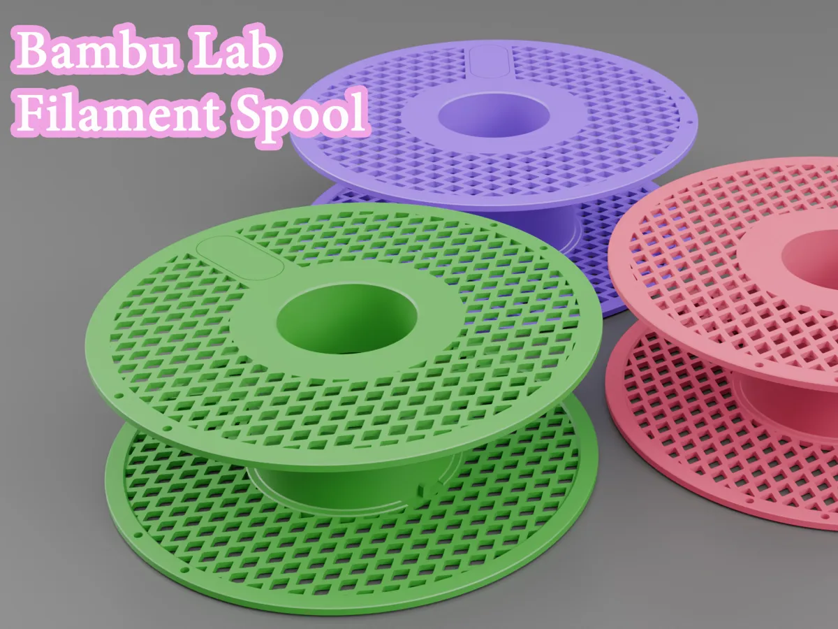 Bobine de filament Bambu Lab | Réplique de taille originale - Modèle d ...
