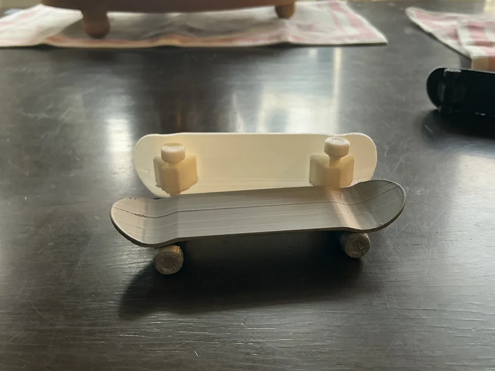 Print-in-Place Finger Skateboard - Free 3D Print Model - MakerWorld