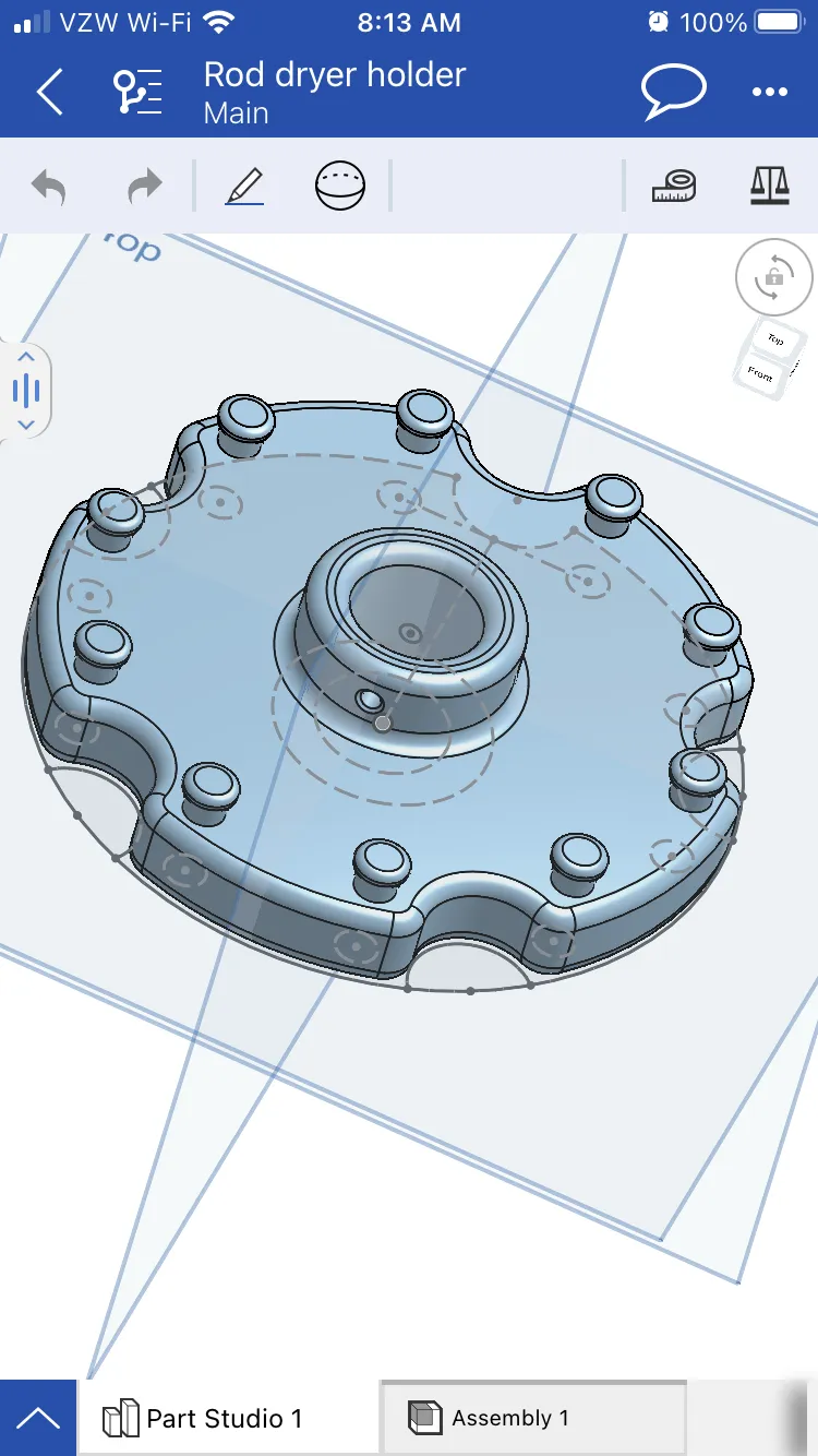 Rod building drum dryer hub - Free 3D Print Model - MakerWorld