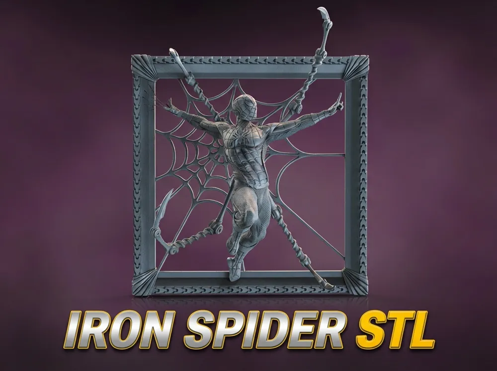 iron spider STL files - Free 3D Print Model - MakerWorld