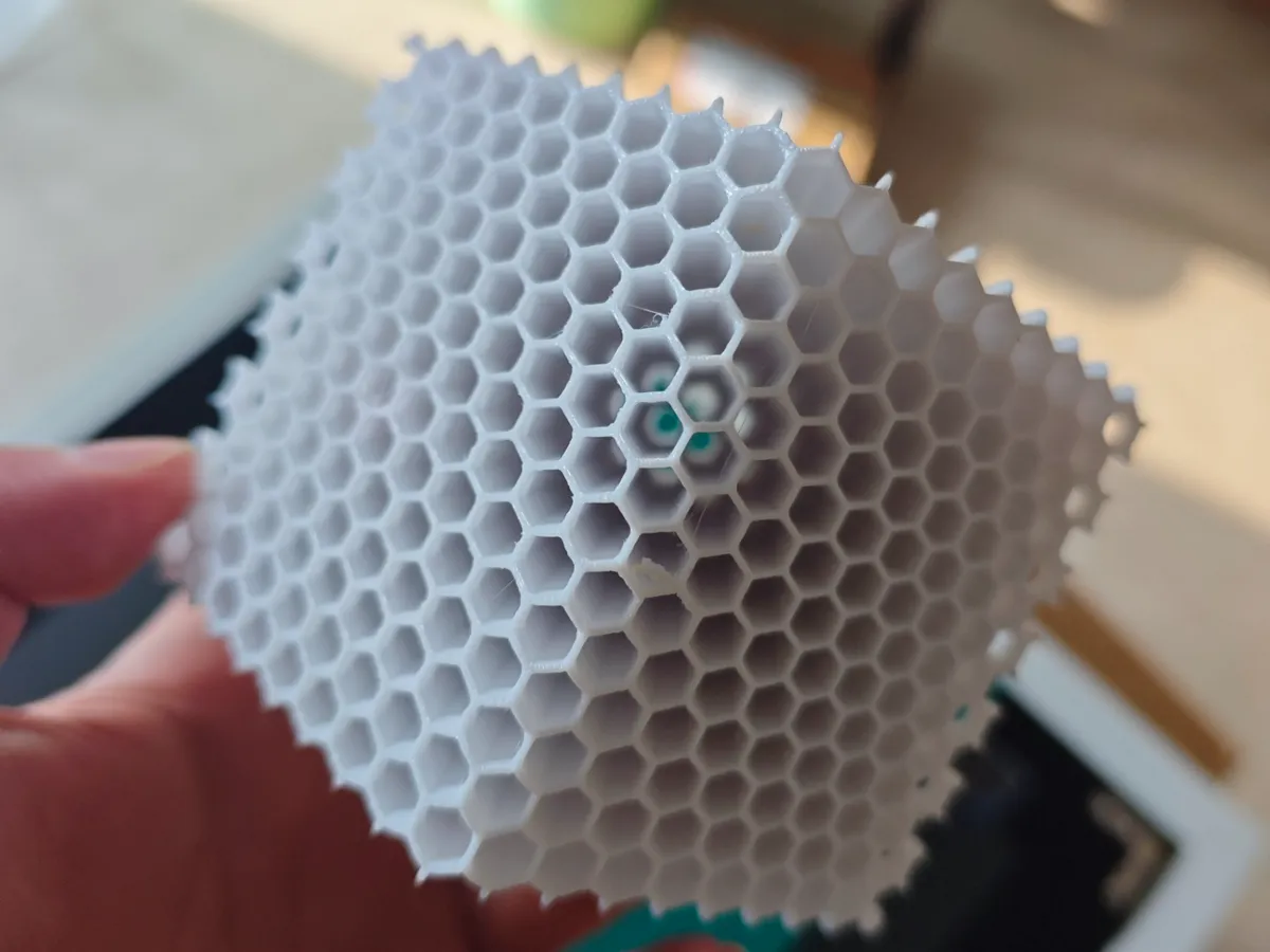 Slanted Cube 45-Degree Honeycomb Hollow-Out, Easy to Print Hideout Toy ...