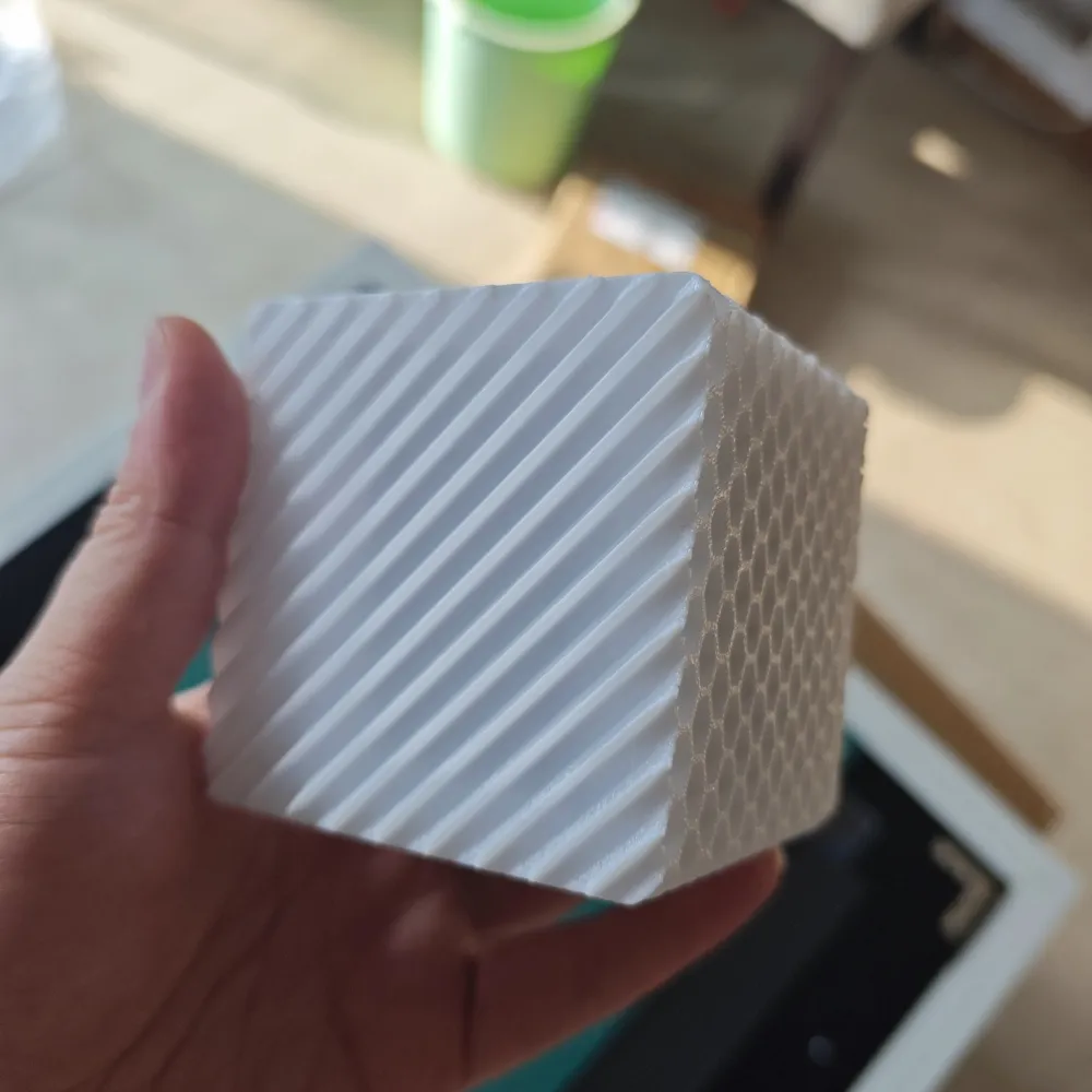 Slanted Cube 45-Degree Honeycomb Hollow-Out, Easy to Print Hideout Toy ...
