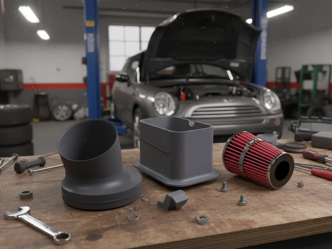 R53 JCW Air filter conversion - Free 3D Print Model - MakerWorld