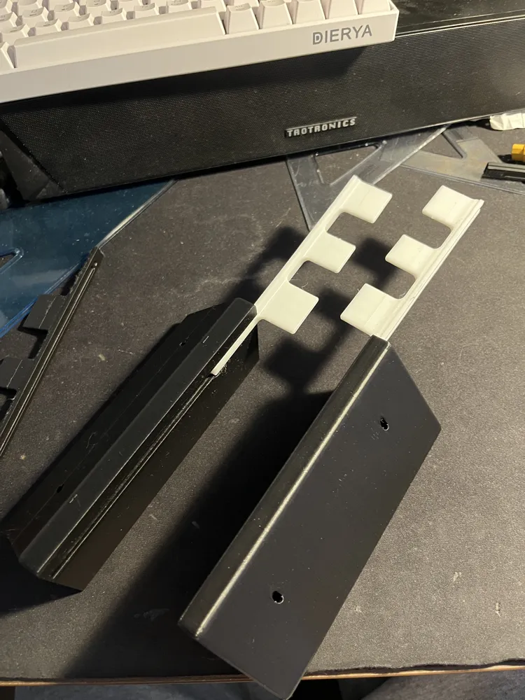 under desk keyboard sliders - Free 3D Print Model - MakerWorld