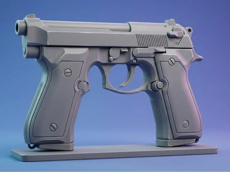 Beretta 92 Series-Pistol - Free 3D Print Model - MakerWorld