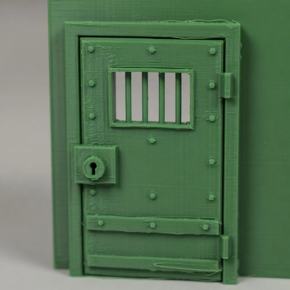 Low Poly Prison Cell Door - Free 3D Print Model - MakerWorld