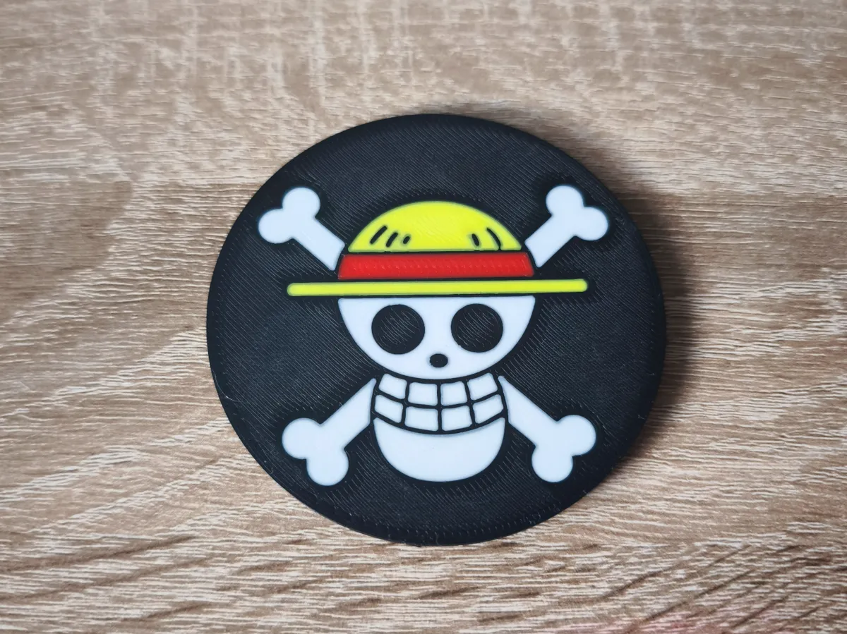 One Piece Coaster Set - Free 3D Print Model - MakerWorld