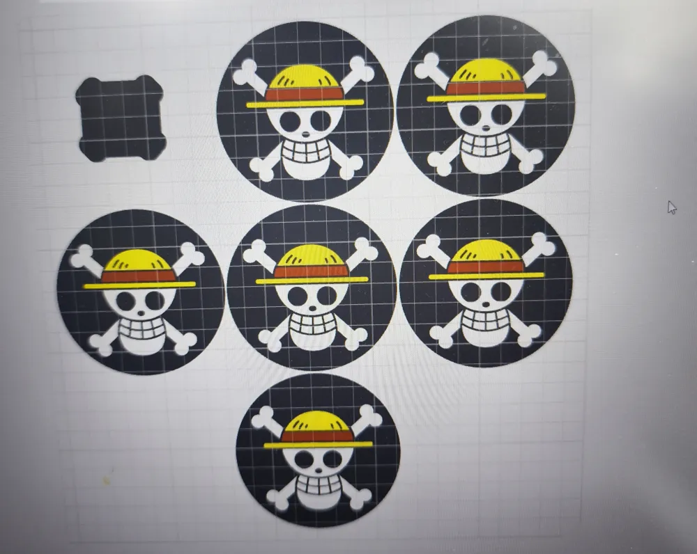 One Piece Coaster Set - Free 3D Print Model - MakerWorld