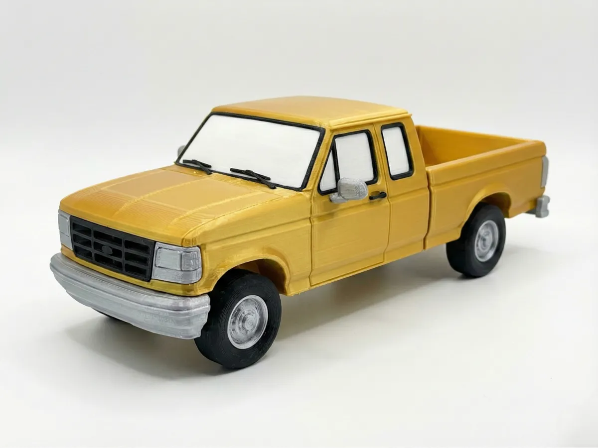 OBS Ford F350 F250 Extended Cab Long Bed - Free 3D Print Model - MakerWorld