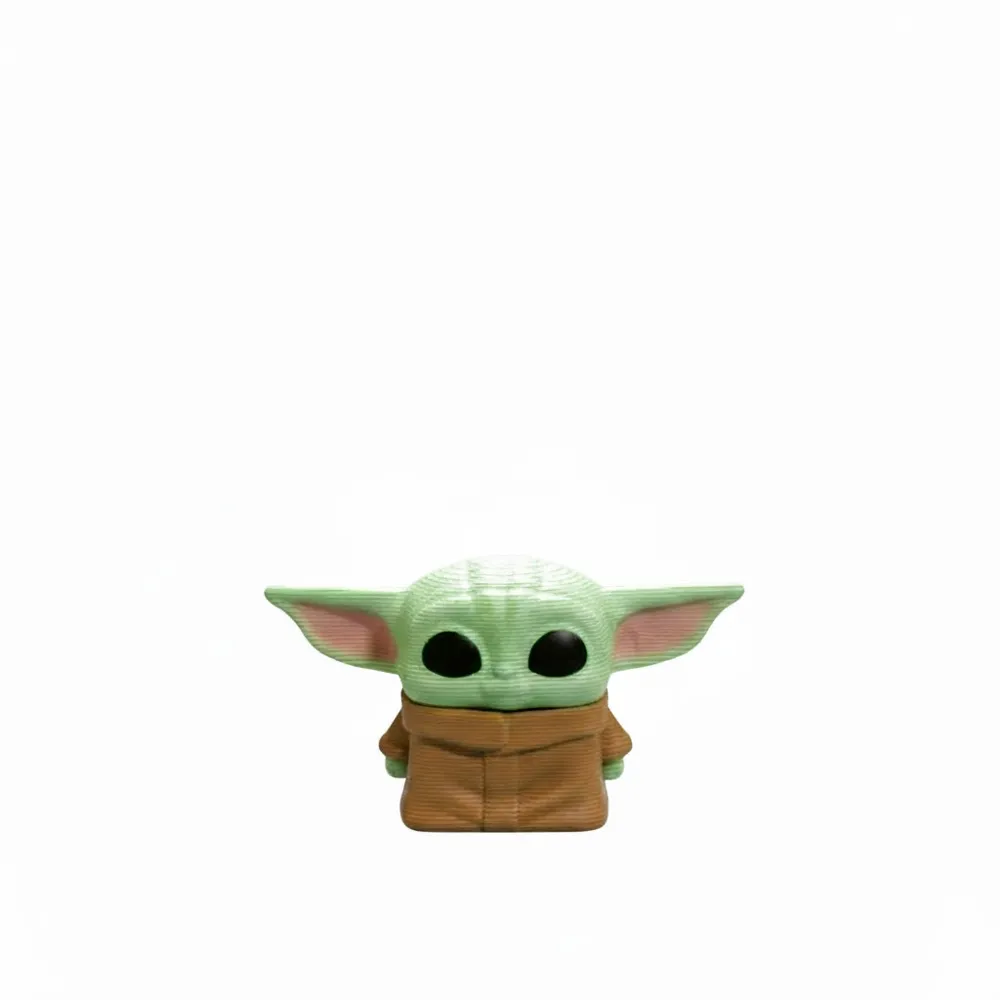 Baby Yoda (Star Wars) - Chibi Cube Figurine - Free 3D Print Model ...
