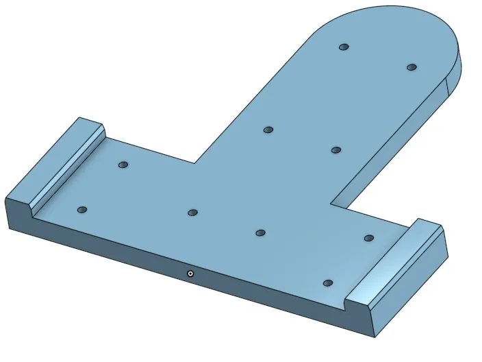 Router jig for floor heating tubes cc 200 mm - Free 3D Print Model ...