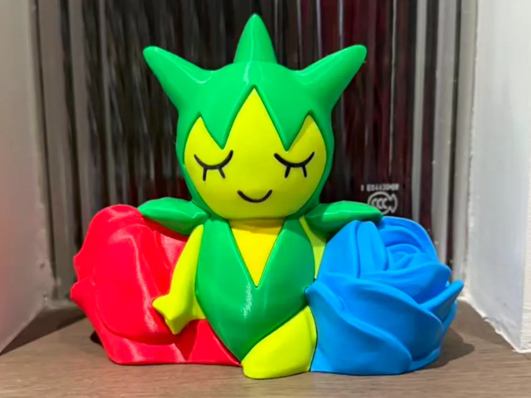 Roselia multi-color multi-part print (no AMS needed) - Free 3D Print ...