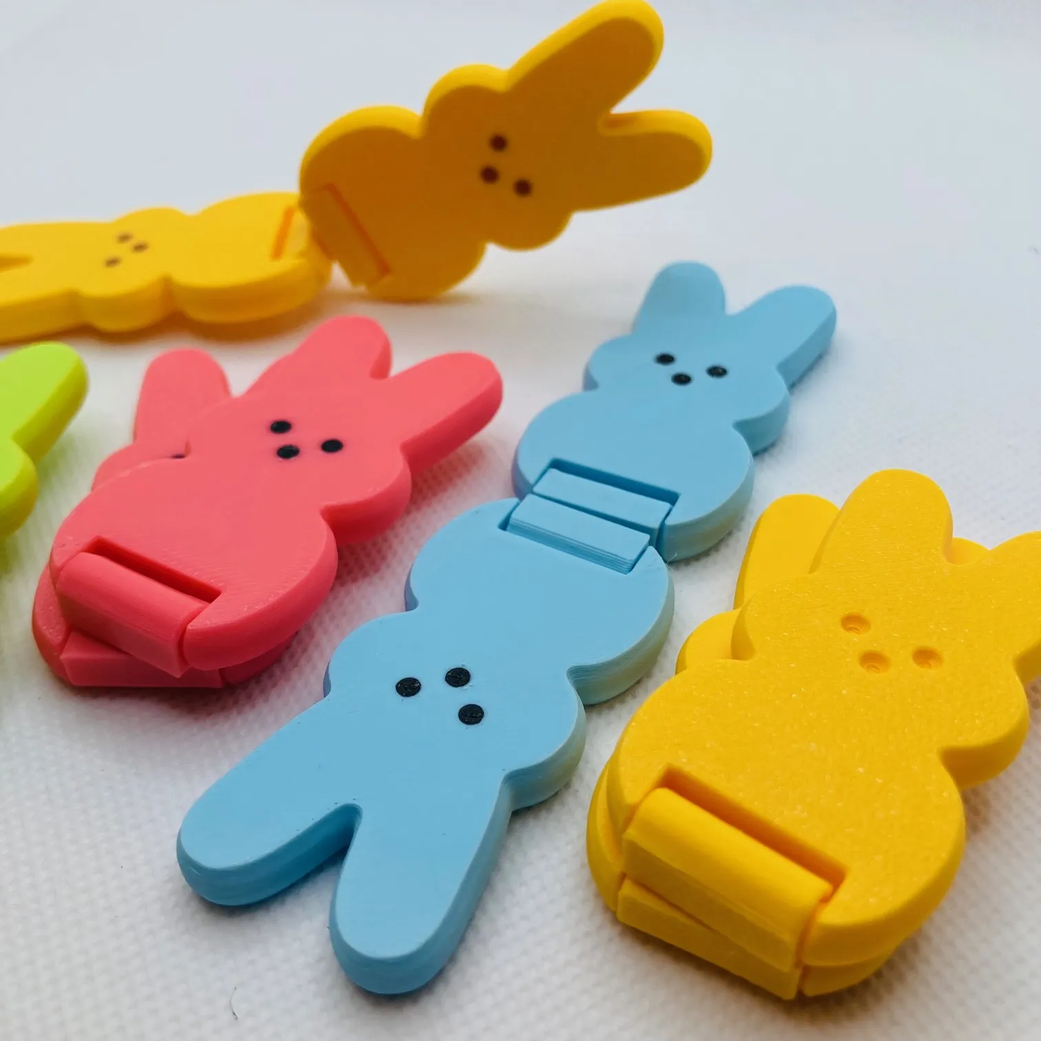 Peeps Easter Slider + Flip Fidget (Print in Place) - Free 3D Print ...