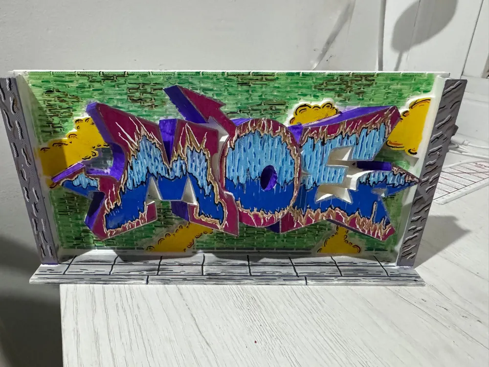 Urban Street Wall / Backdrop - Diorama Scene - Free 3D Print Model ...