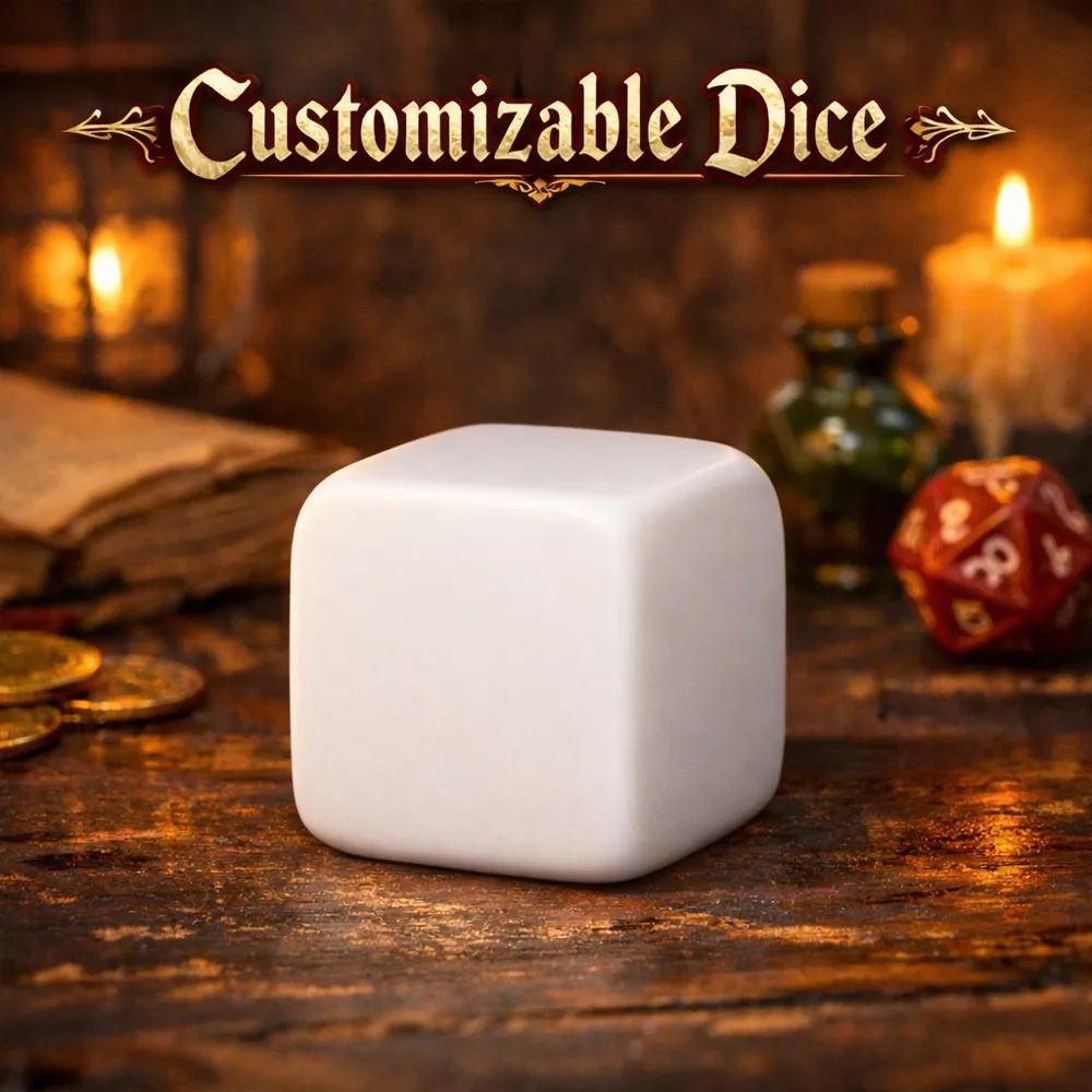 Customizable dice - Free 3D Print Model - MakerWorld
