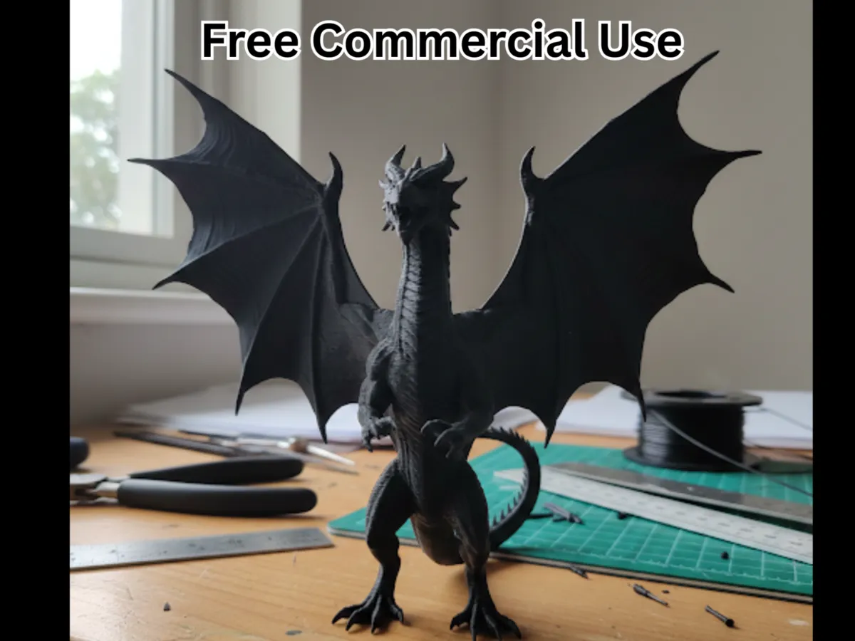 Winged Guardian Dragon - Free 3D Print Model - MakerWorld