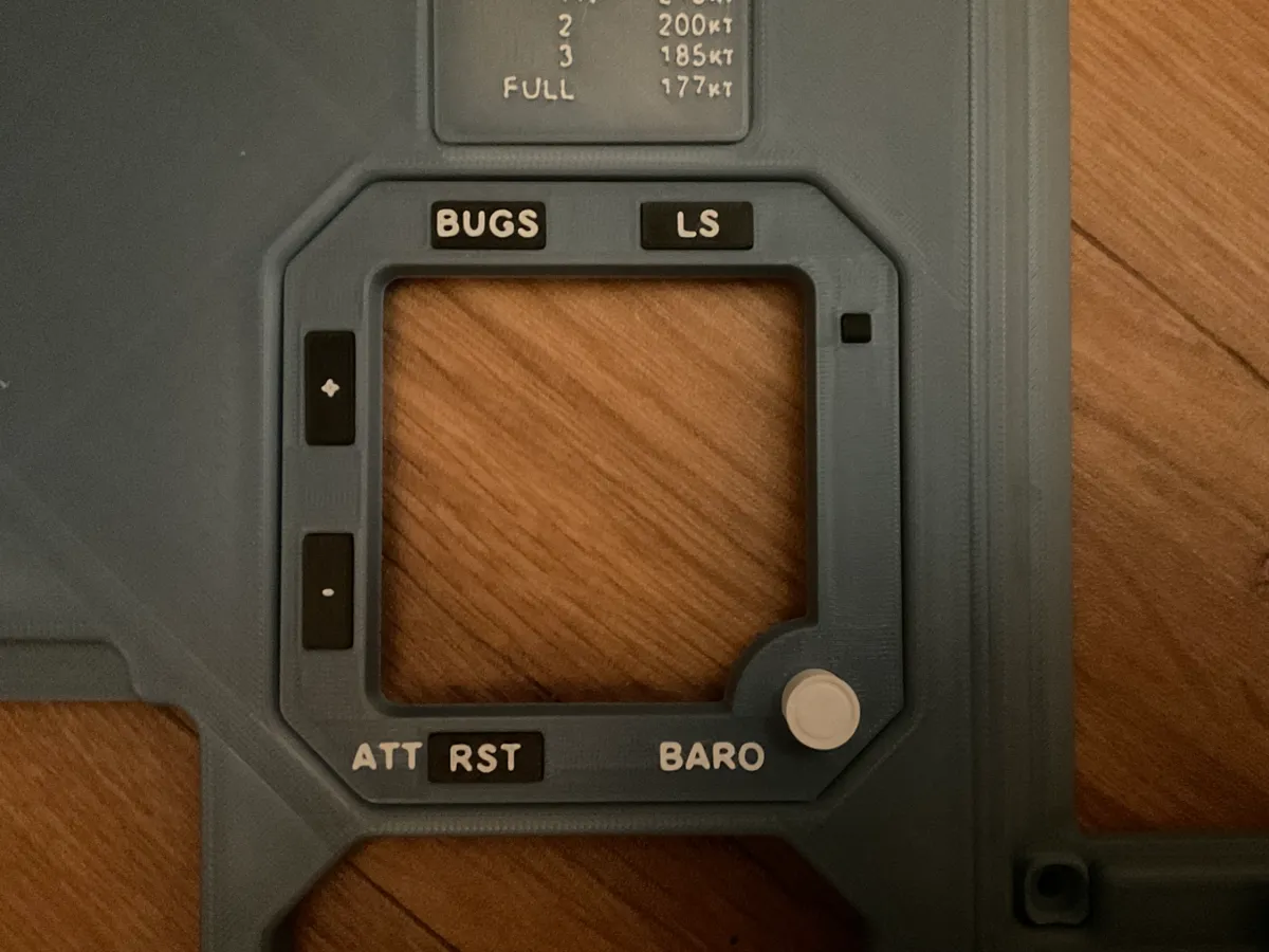 Integrated Standby Instrument - for A320 MIP - Free 3D Print Model ...