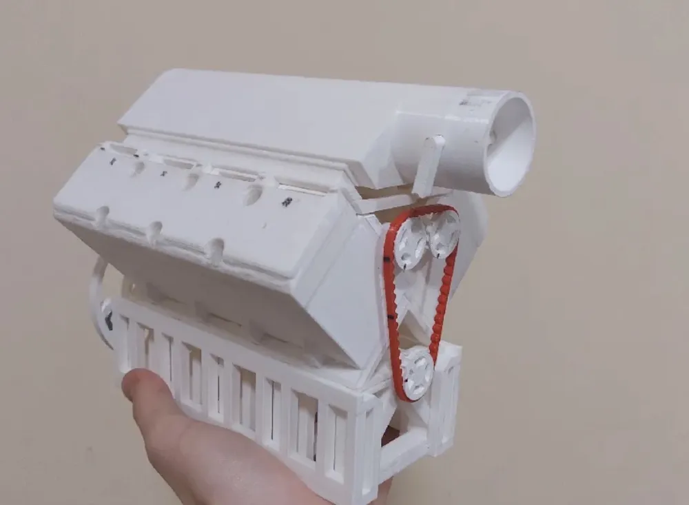 Vacuum engine 1 v8 - Free 3D Print Model - MakerWorld