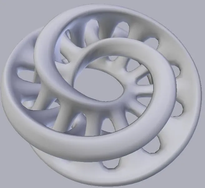Interlocking 3D Moebius Sculpture - Free 3D Print Model - MakerWorld